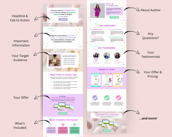 Dreamy Sales Page Template